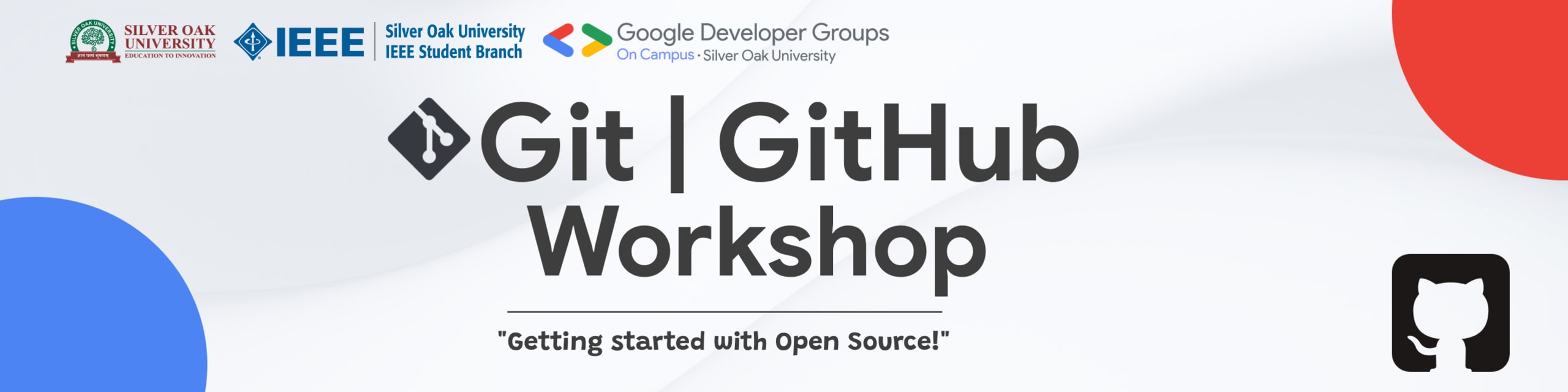 See Git & Github Workshop at Google Developer Groups GDG on Campus Silver Oak University ...